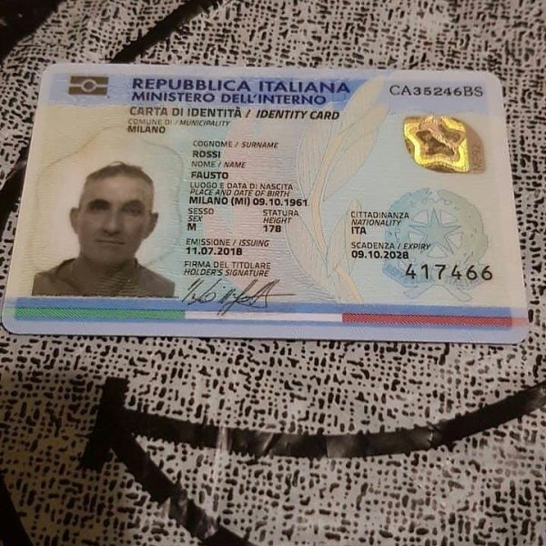 Buy Italian Identity Card | The Italian Carta d'Identità @!3